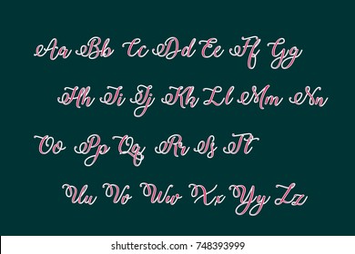 Vector Et Hand Drawn Alphabet Letters: เวกเตอร์สต็อก (ปลอดค่าลิขสิทธิ์ ...
