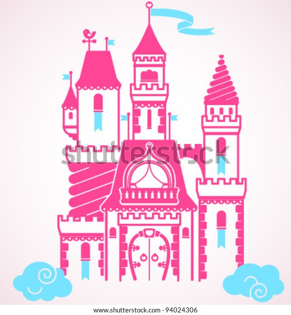 Vector Fairy Tale Castle: เวกเตอร์สต็อก (ปลอดค่าลิขสิทธิ์) 94024306 ...