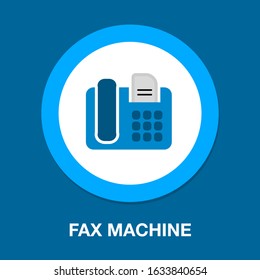 Vector Fax Machine Illustration Phone Symbol Stock Vector (Royalty Free ...