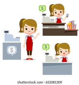 4,786 Shop assistant cartoon Images, Stock Photos & Vectors | Shutterstock