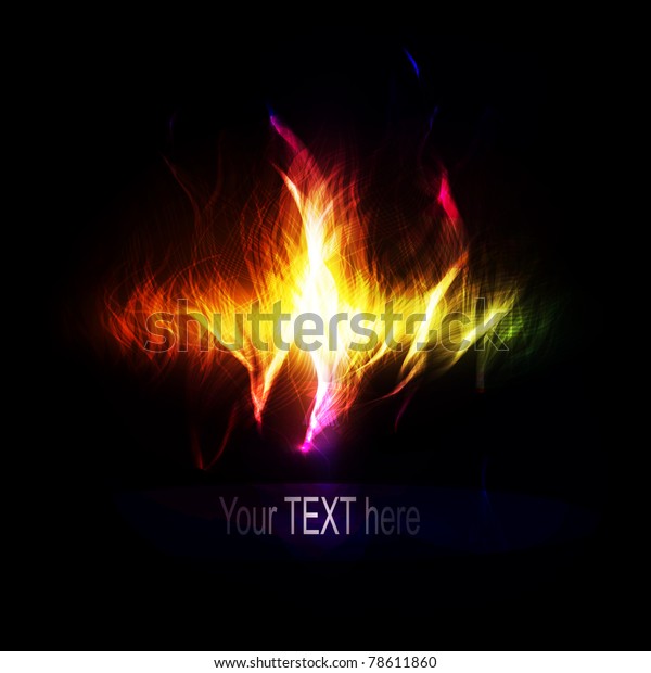 Vector Fire Flaming Design Stock Vector (Royalty Free) 78611860 ...
