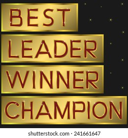 Vector First Place Winner Champion Leader 스톡 벡터(로열티 프리) 241661647 ...