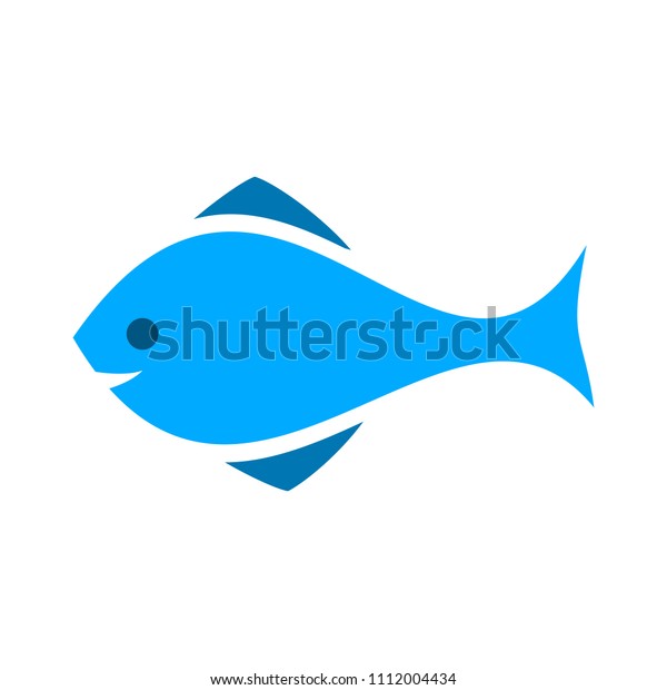 Vector Fish Illustration Nature Symbol Seafood Stock Vector (Royalty ...