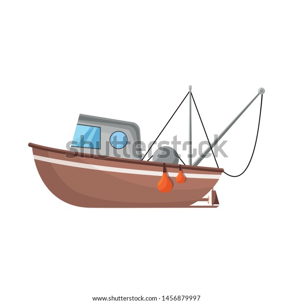 Vector Fishery Trawler Logo Design Fishery Stock Vector (Royalty Free ...
