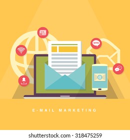Message On Computer Screen Mailing Vector Stock Vector (Royalty Free ...