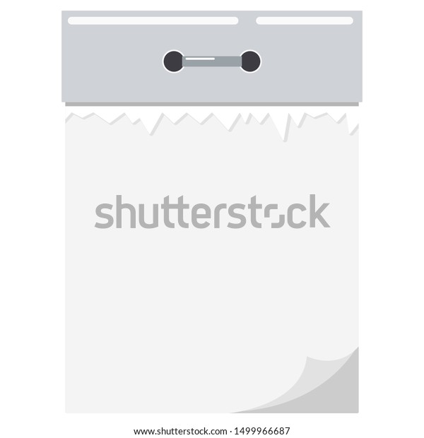 Vector Flat Cartoon Style Illustration Empty Stock Vector (Royalty Free ...