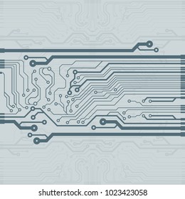 Vector Flat Circuit Board Illustration Vector: vector de stock (libre ...