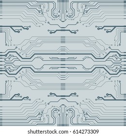 Vektor Stok Vector Flat Circuit Board Illustration Vector (Tanpa ...