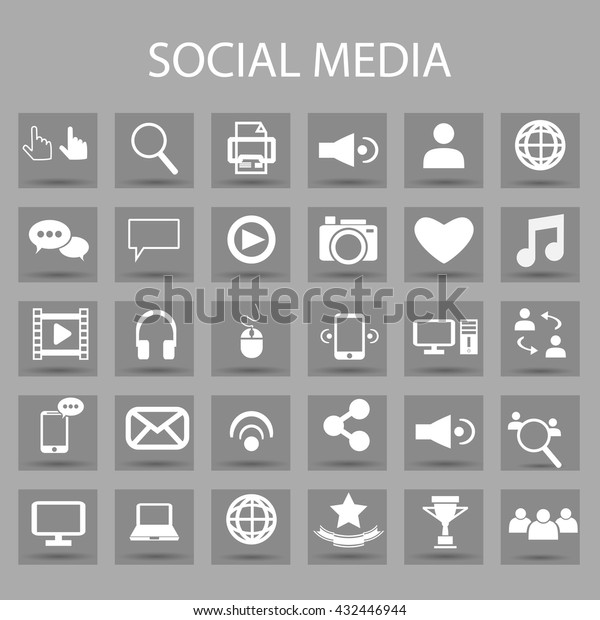 Vector Flat Icons Set Graphic Design Stock Vector (Royalty Free ...