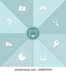 Pixel Art Vector Illustration Server Icon Stock Vector (Royalty Free ...