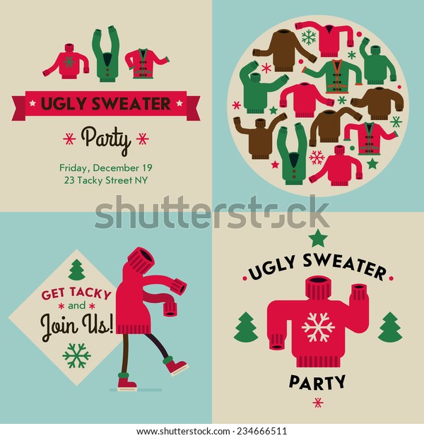 244 Tacky Christmas Sweaters Stock Vectors, Images & Vector Art ...
