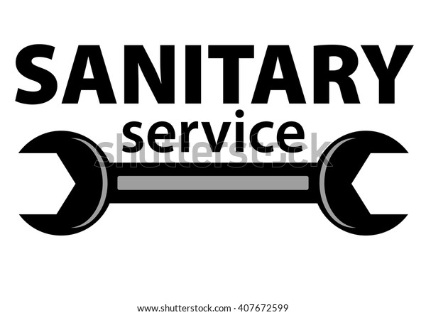 Vector Flat Sanitary Company Insignia Template Stock Vector (Royalty ...