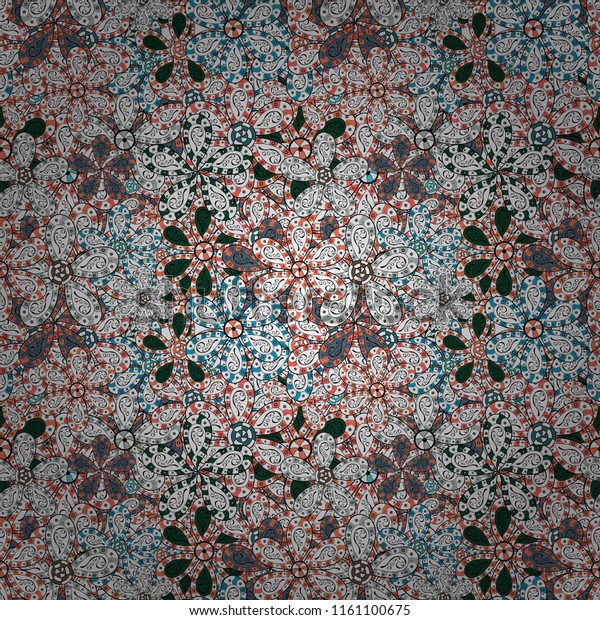 Vector Floral Illustration Nice Textile Elegance Stock Vector (Royalty ...