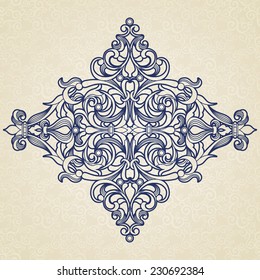 Vector Floral Pattern Victorian Style On: vector de stock (libre de ...