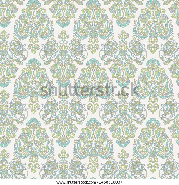 Vector Floral Wallpaper Classic Baroque Floral Stock Vector (Royalty ...