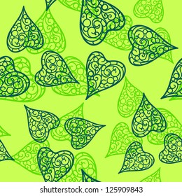 Vector Flourish Background Green Colored Stock Vector (Royalty Free ...