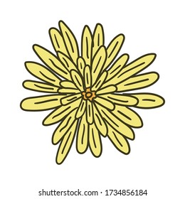 Vector Flower Illustration Assets Template Design Stock Vector (Royalty ...