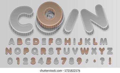 10,128 Coin Font Images, Stock Photos & Vectors | Shutterstock