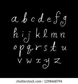 Alphabet Set Straight Lines Font Vintage Stock Vector (Royalty Free ...