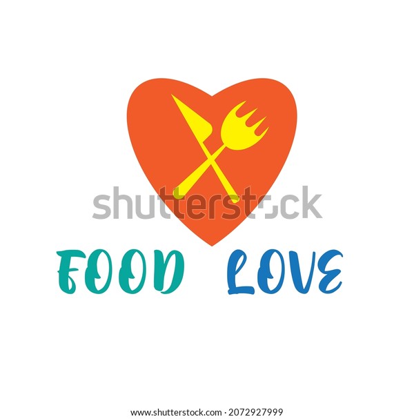 Vector Food Logo Food Lover Logo Stock Vector (Royalty Free) 2072927999 ...