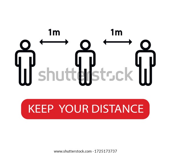 Vector Footprint Sign Red Color Text Stock Vector (Royalty Free ...