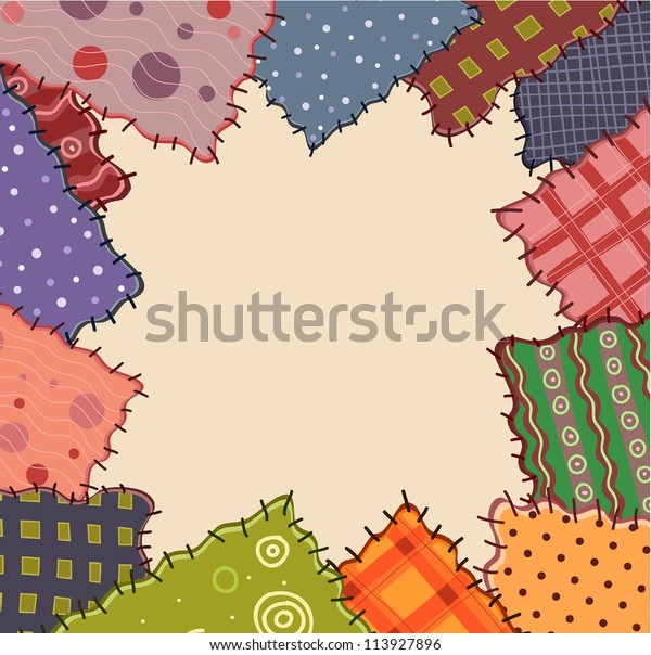 Vector Frame Bright Patches On Light Stock Vector (Royalty Free ...