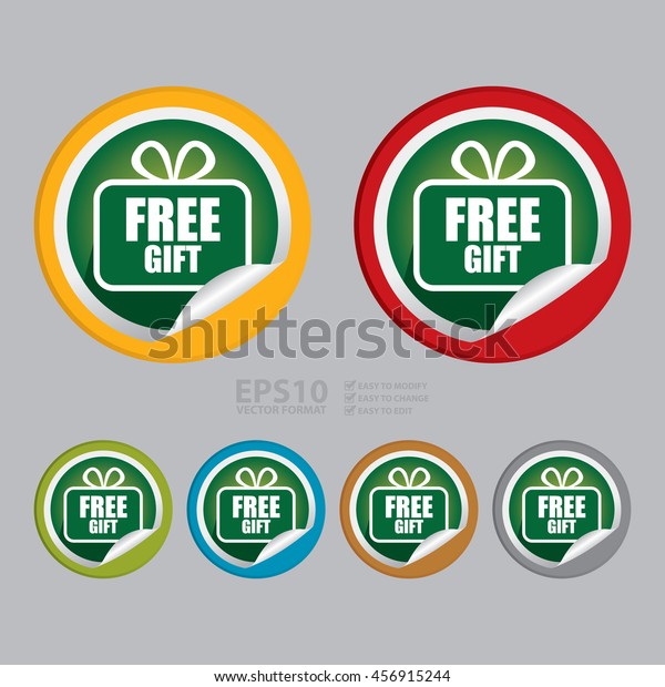 Vector Free Gift Promotion Campaign Infographics Stock Vector (Royalty ...