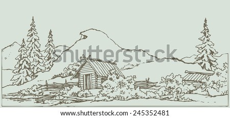 Rustic Cabin Cliparts | Free download on ClipArtMag