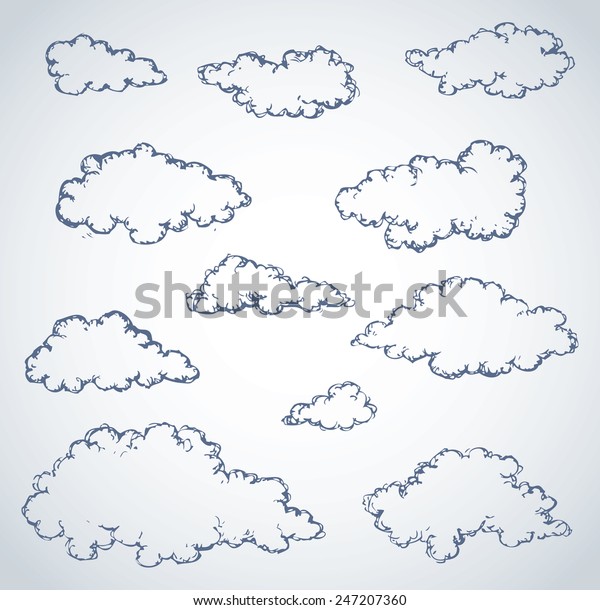 Vector Freehand Sketchy Ink Outline Drawn Stock Vector (Royalty Free ...