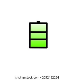 Vector Full Battery Hp Battery Stock Vector (Royalty Free) 2052432254 ...