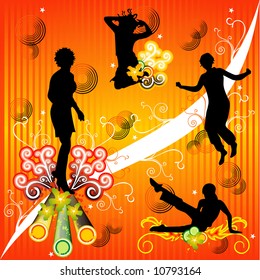 Vector Fun People Illustration Stock Vector (Royalty Free) 10793164 ...