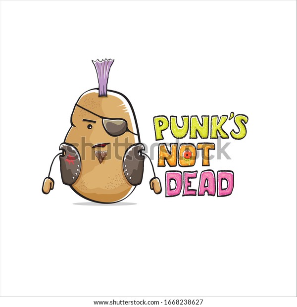 Vector Funny Cartoon Cute Brown Punk Stock Vector (Royalty Free ...