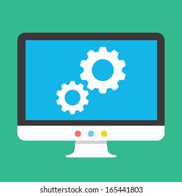 13,423 Computer screen gears Stock Vectors, Images & Vector Art ...