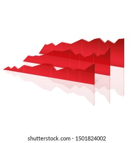 Vector Generic Red Charts Illustration Stock Vector (Royalty Free ...