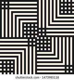 Vector Geometric Lines Seamless Pattern Modern Stock Vector (Royalty ...