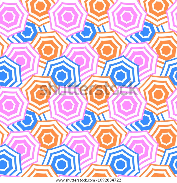 Vector Geometric Pattern Top View Striped Stock Vector (Royalty Free ...