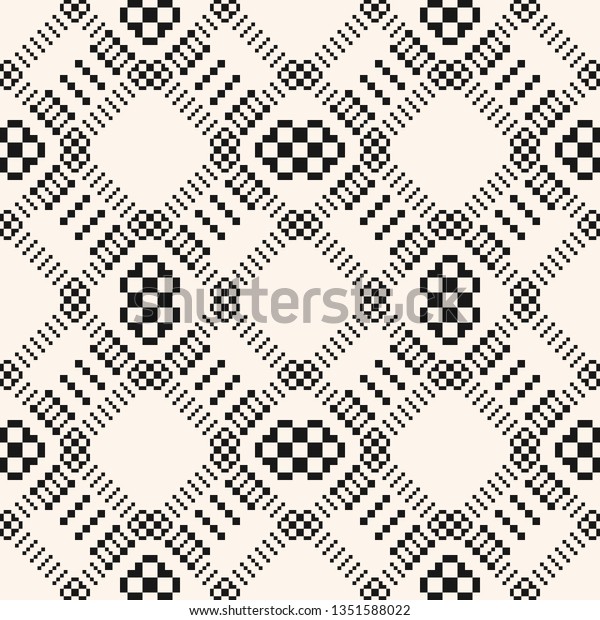 Vector Geometric Traditional Folk Ornament Abstract Stock Vector ...