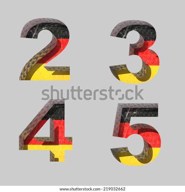 Vector Germany Alphabet Letters Set Stock Vector (Royalty Free ...