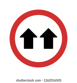 Vector Give Way Icon Sign Icon Stock Vector (Royalty Free) 1262016505 ...