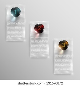 Vector Glass Design Concept Template Stock Vector (Royalty Free ...