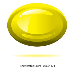 Vector Glossy 3d Oval On Black Stock Vector (Royalty Free) 25790488 ...