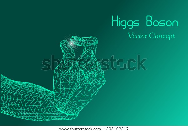 Vector God Particle Concept Emblem Higgs Stock Vector (Royalty Free ...