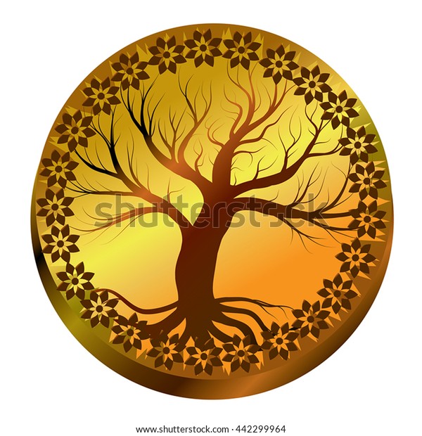 Vector Gold Winner Gold Medal Tree: vector de stock (libre de regalías ...