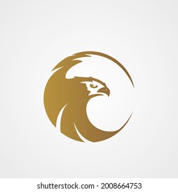 Vector Golden Letter C Hawk Logo Stock Vector (Royalty Free) 2008664753 ...