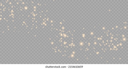 Vector Golden Sparkling Falling Star Stardust Stock Vector (Royalty ...