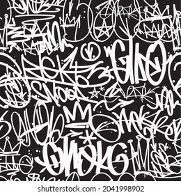 Vector Graffiti Doodle Tags Street Art Stock Vector (Royalty Free ...