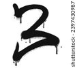 Graffiti Numbers: Over 33,353 Royalty-Free Licensable Stock ...