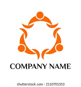 Vector Graphic Abstract Group Logo Design Stock Vector (Royalty Free ...