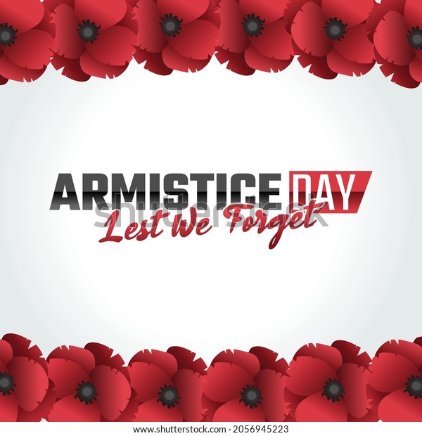 Vector Graphic Armistice Day Good Armistice Stock Vector (Royalty Free ...