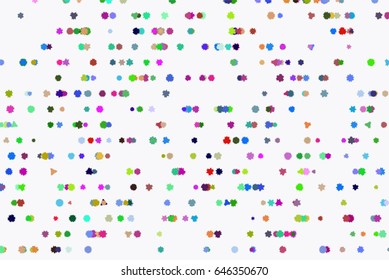 Vector Graphic Colored Abstract Overlapping Star Stock Vector (Royalty ...
